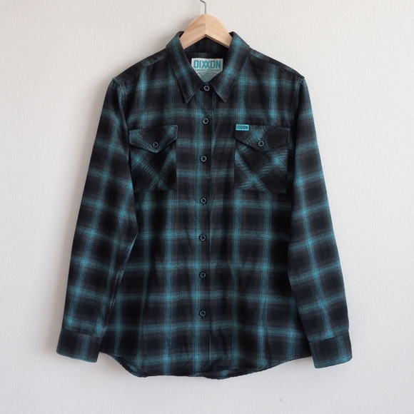 DIXXON | Tops | Dixxon Flannel Company The Diamond Flannel Green Plaid ...
